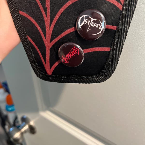 Rock Heavy Metal Pinback Button Pins, Band Pins, Music Pins, DIY Pins ...