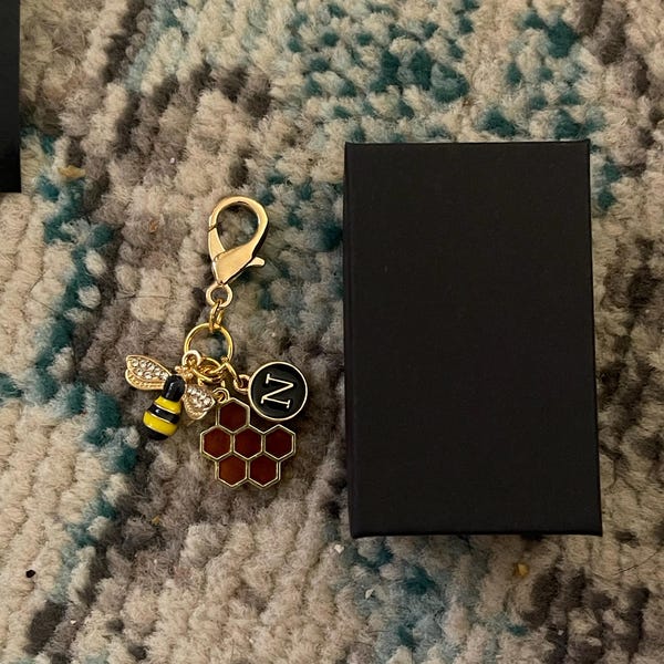 Blue Moon Keychain - Beaded Keychains With Moon-themed Charm Beaded Bag ...