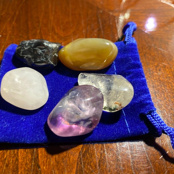 Empath Protection Crystals Set, Empath, Protection, Smoky Quartz, Agate ...