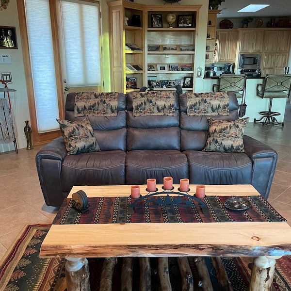 Moose Tapestry Valance. Rustic Cabin Decor, Cabin Curtain, Log Cabin ...