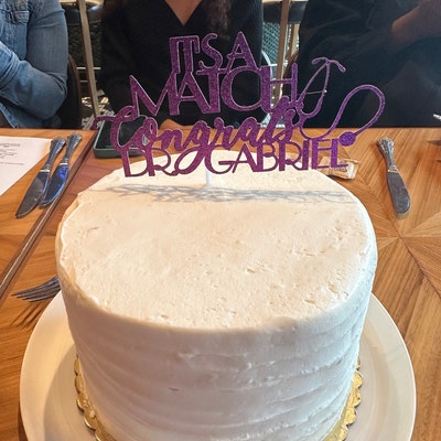 Match Day Cake Topper-doctor Graduation Gift-custom Dr. Cake Topper ...