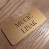 Personalized Name Plate for Mailbox, Custom Engraved Name Plaques ...