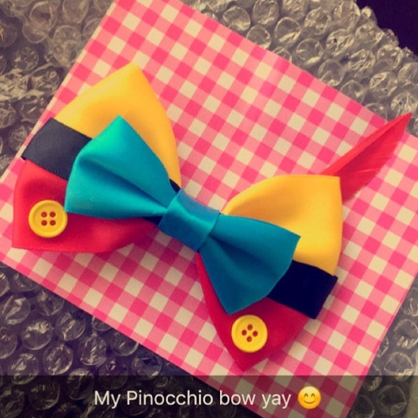 Pinocchio Hair Bow Inspired - Etsy