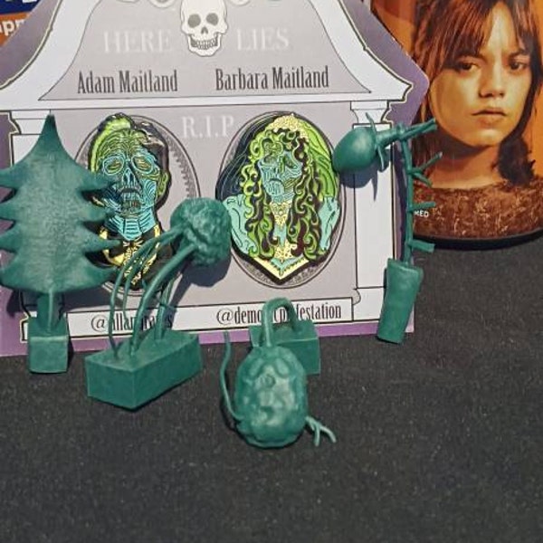 Miniature Beetlejuice Sculptures - for Lemax Spooky Town, Dept. 56 ...