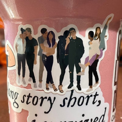 ACOTAR Inner Circle Sticker Feyre & Rhysand Licensed Sarah J Maas A ...