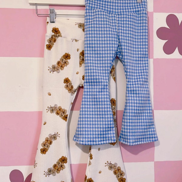 Baby Flare Pant Sewing Pattern, Baby Flared Pants Pattern, Flared Pants ...