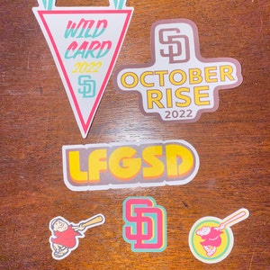 San Diego SD Stickers 3-pack - Etsy