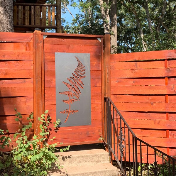 Fern Art Screen | Privacy Screen | Fern Wall Art | Privacy Panel | P623 ...