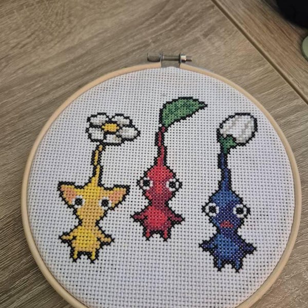 Pikmin Cross Stitch Pattern - Etsy
