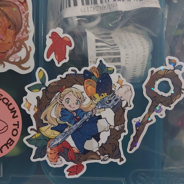 Dunmeshi Glitter Stickers - Etsy