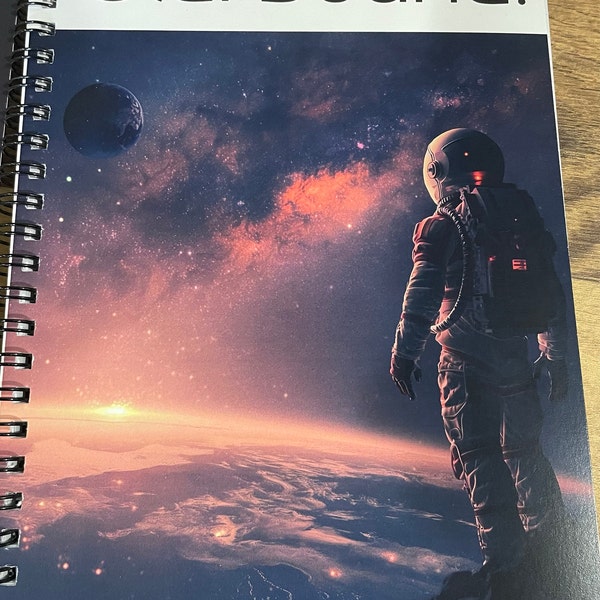 Futuristic Female Robot Spiral Notebook Artistic Sci-fi Journal for ...