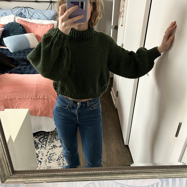 I'm Obsessed Jumper | Digital Download | Chunky Knit Sweater Pattern ...