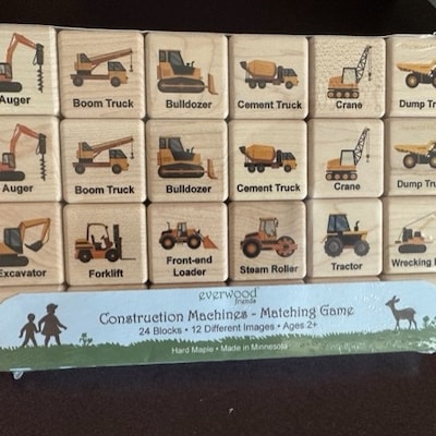 24 Pc Children of the World Building Blocks Solid Maple Blocks Kids ...