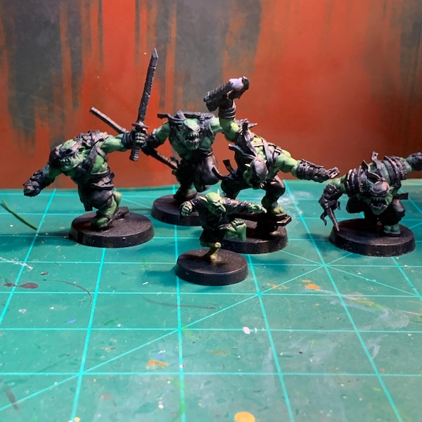 Orc Ninja Family - Puppetswar - Resin Print - Tabletop Wargaming - Etsy