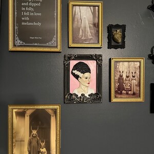 Gothic Skeleton Portrait Vintage Poster, Art Poster Print, Home Decor ...