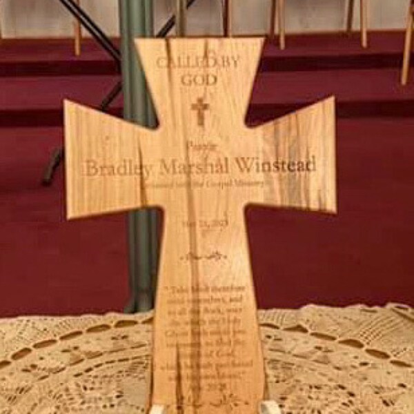 Custom Personalized Ordination Cross, Ordination Gift, Ordination ...