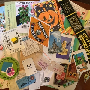 Vintage Ephemera Pack Set of 30 Assorted Pieces Mixed Media Paper Pack ...