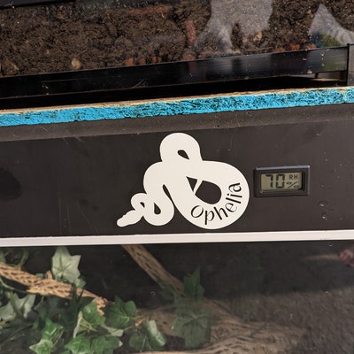 Customizable Name Ball Python Snake Vinyl Decal READ DESCRIPTION - Etsy