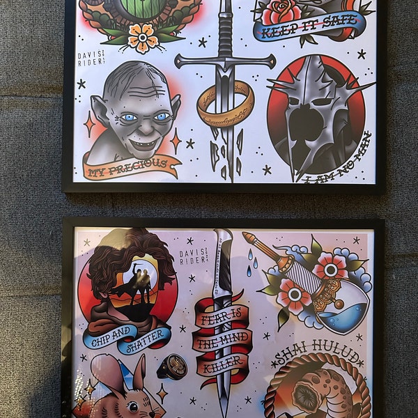 Classic Horror Flash Sheet - Etsy
