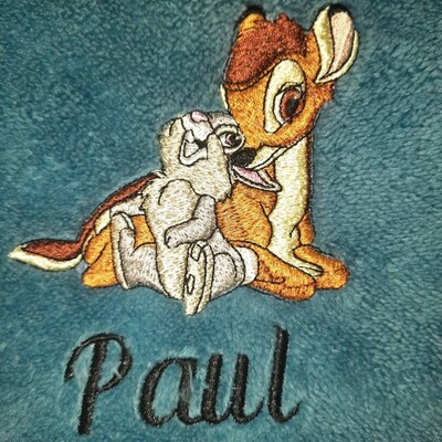 Cute Bambi and Thumper Embroidery Design, 4x4 and 5x7 Hoop, Bambi ...