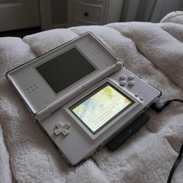 High Quality Custom Nintendo DS Lite- Smoke Gray W/ Red Buttons - Etsy