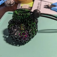 Chainmail Dice Bag Tutorial - Beginner Metal Drawstring Pouch Craft ...