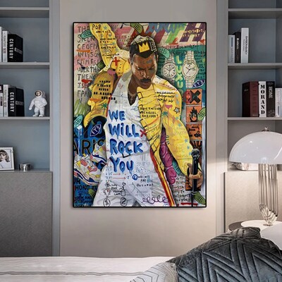 252 2pac Painting Tupac Poster Hip Hop Wall Art Rappers - Etsy