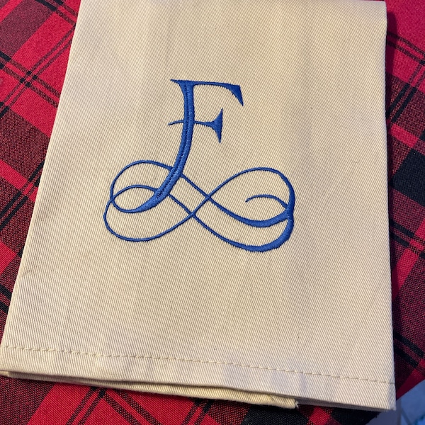 Large Machine Embroidery Monogram Letter B | Elegant Embroidery Letter ...