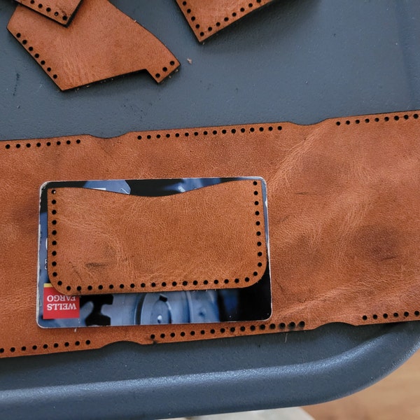 Leather Tri-fold Wallet Digital Pattern for LASER CUTTING - Laser Ready ...