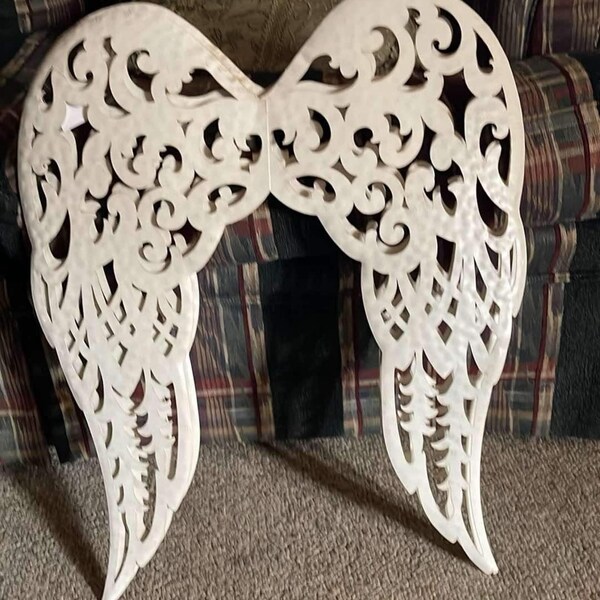 24 Angel Wings, White Angel Wings, Farmhouse Angel, Wings, Angel Wings ...