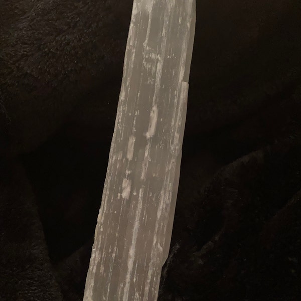 Raw Selenite Sticks, 1 Single 5" Inch Stick, High Grade, Selenite ...