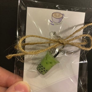Boba Keychains Dalgona/sea Salt Series Bubble Tea Keychain | Etsy UK