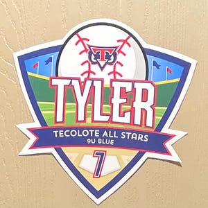 Custom Softball Tournament Sign DIGITAL FILE Crossed Bats Door Hanger ...