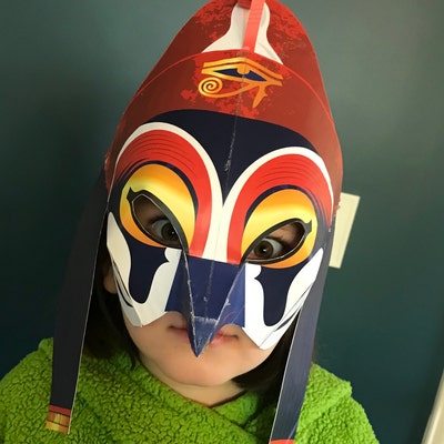 Horus Mask PRINTABLE Pattern. Egyptian Mask. Egyptian Party Mask. Horus ...