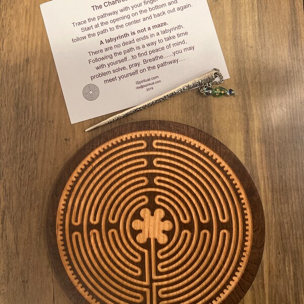 CLASSICAL ACRYLIC 6" Labyrinth, Calming, Problem Solving, Meditational ...