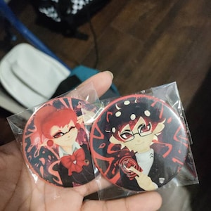 Persona 2 Splatoon Buttons - Etsy