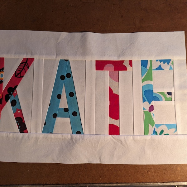 6-inch Alphabet FPP, Foundation Paper Piecing, Pattern, Quilt Blocks ...