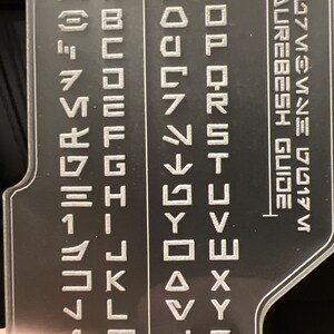 Aurebesh and Star Wars Pocket Translator - Etsy