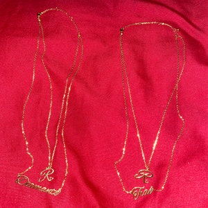 Custom Panda Name Necklace With Birthstonepersonalized Good Night Panda ...