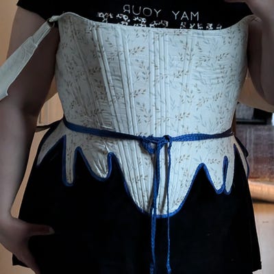 1780s Stays PDF Pattern Size Pack A XS-XXL - Etsy