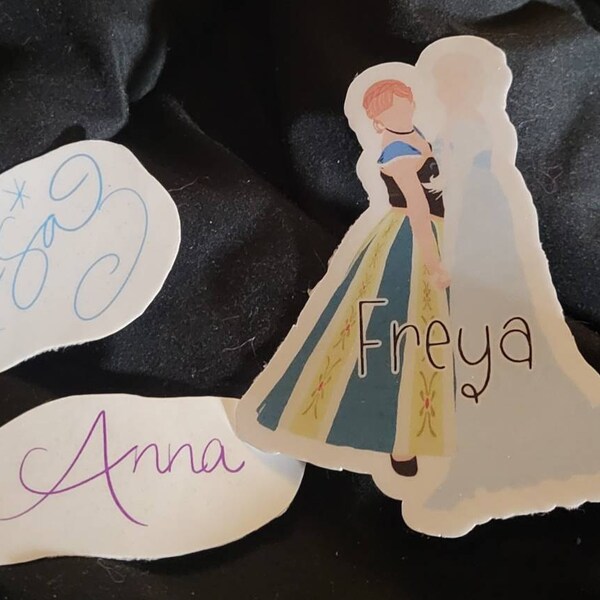 Princess Tiana Signature Sticker - Etsy