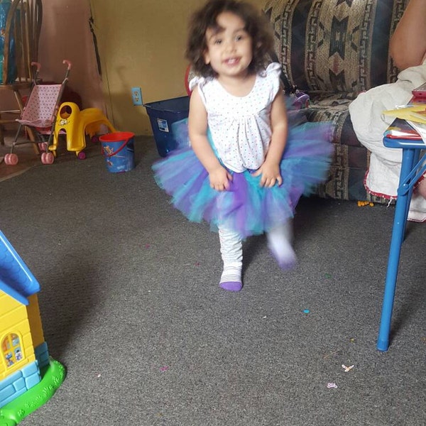 Aqua Purple Tutu Baby Tutu Frozen Tutu Toddler Tutu Mermaid Tutu ...