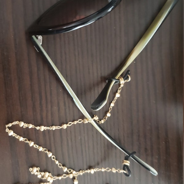 Loop Silver Eyeglass Chain,eyeglass Necklace, Silver Loop Lanyard ...