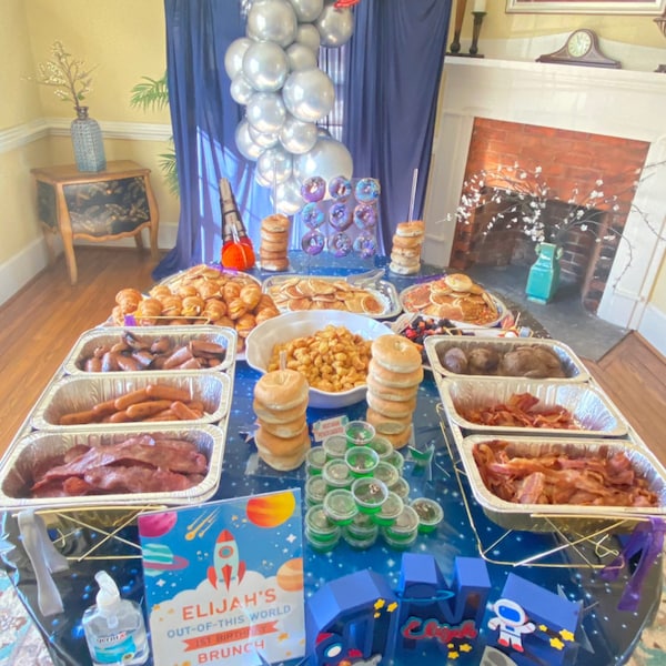 Rocket Centerpiece - Space Party Decorations, Rocket Party Supply ...