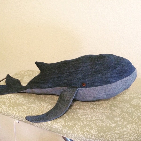 PDF Sewing Pattern Tutorial Large Upcycled Denim Stuffed Animal Cat ...