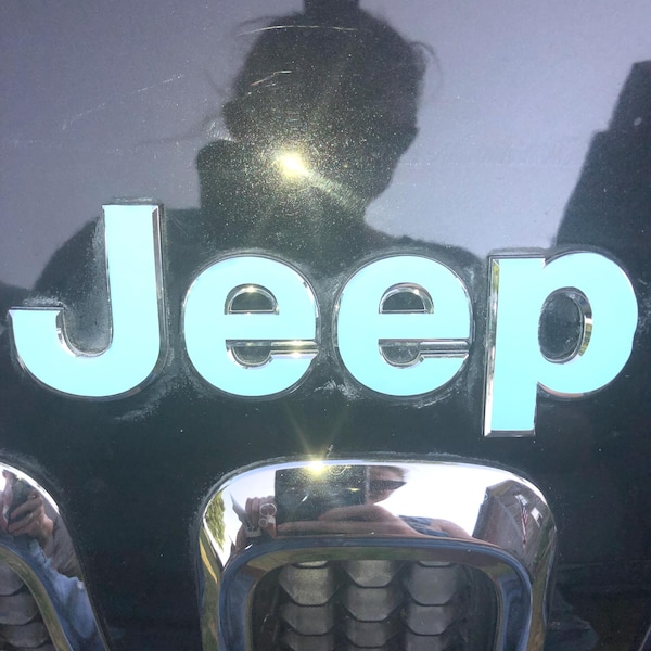 Jeep Custom Color Emblem Sticker Decal, Wrangler JK, TJ, JL, Yj ...