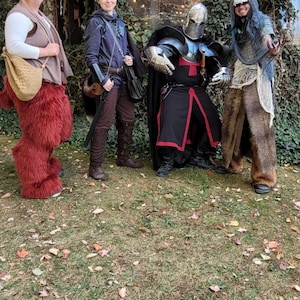 12 Inch Digitigrade Faun Leg Pad Digital Template Pattern - Etsy