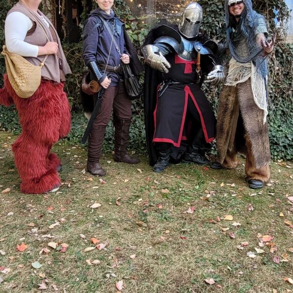 12 Inch Digitigrade Faun Leg Pad Digital Template Pattern - Etsy