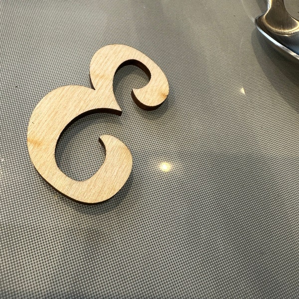 Wooden Ohm Sign for Crafts and Decorations Ohm Sign Shape Ohm Sign ...