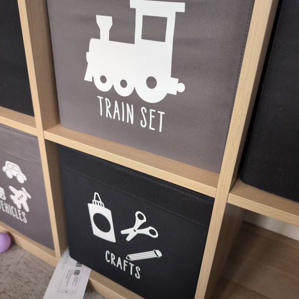 Toy Storage Decals | Toy Labels | Toy Box Stickers | Self-adhesive ...
